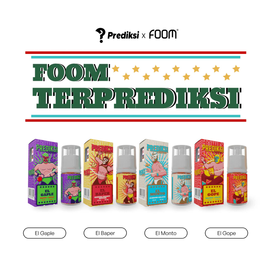 Jual [SALT] FOOM FLOOID FOOM x THE PREDIKSI LIQUID 30ML 30MG SALTNIC BY ...