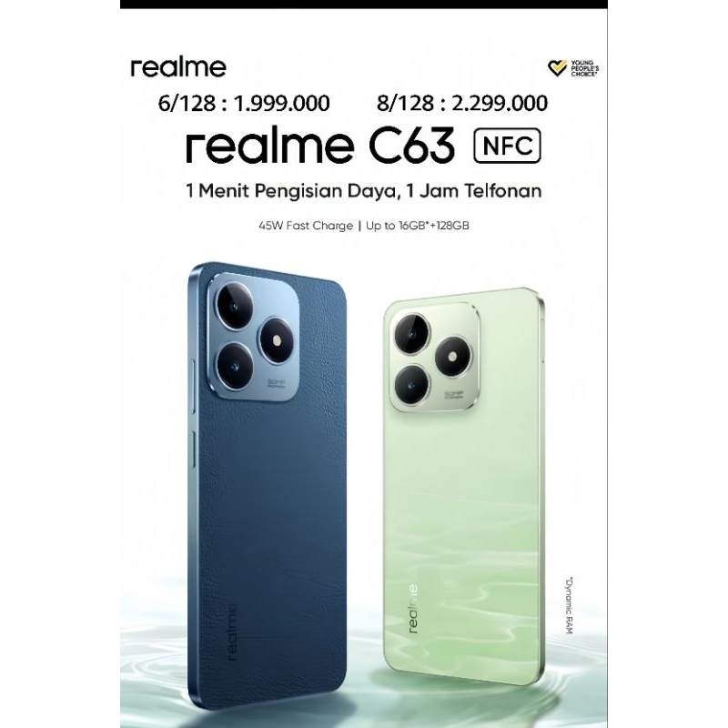 Jual Realme C63 NFC 8/128 Garansi resmi | Shopee Indonesia