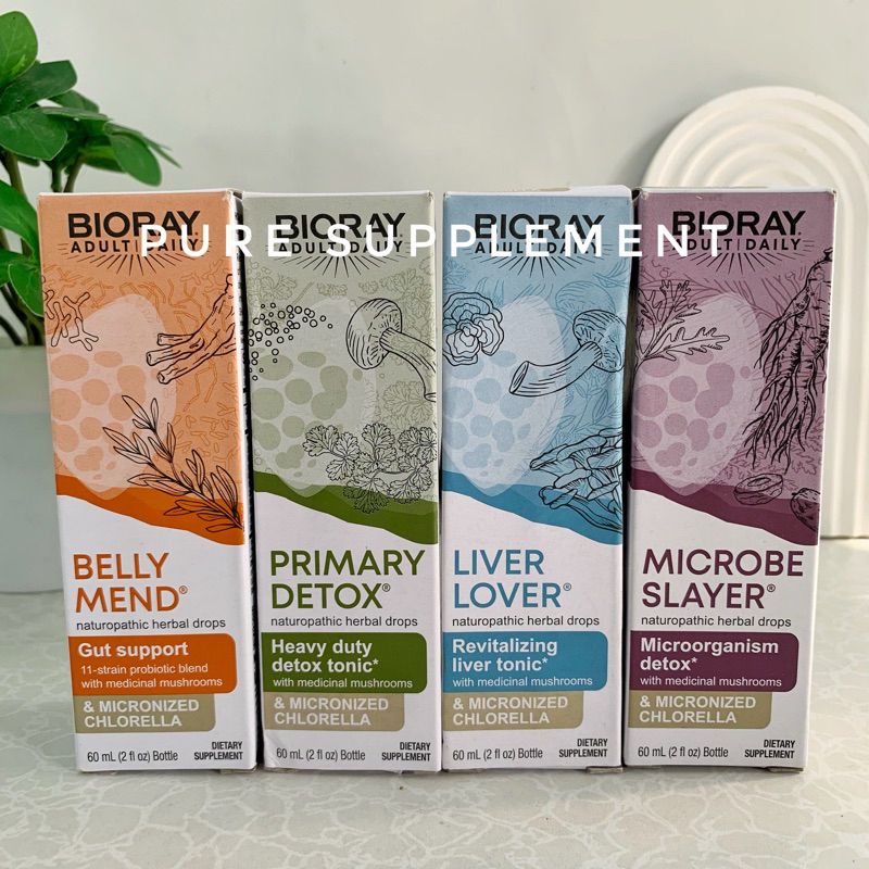 Jual BIORAY PRIMARY DETOX / MIND FOCUS / LIVER LOVER / MICROBE SLAYER ...