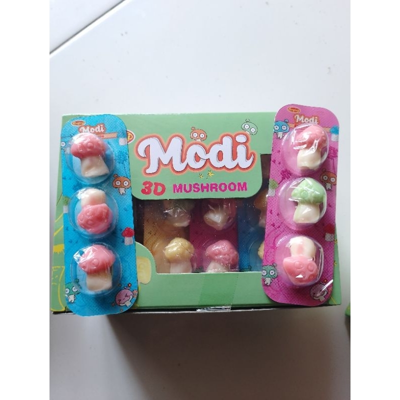 Jual permen jeli aneka rasa/Modi mushroom/permen jeli bentuk jamur lucu ...