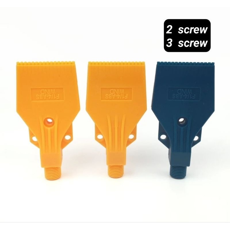 Jual Wind Jet Air Blowing Flat Jet Nozzle 1/4 BSPT ( 2 Holes) | Shopee ...