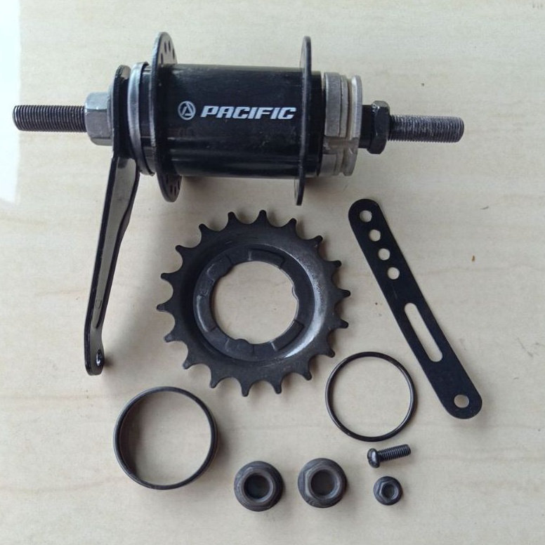 Jual Paling Diminati hub nap terpedo 36 hole pacific rem kaki sepeda ...