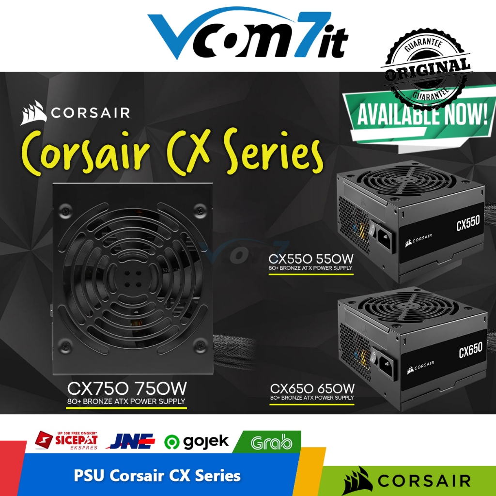 Jual Power Supply CORSAIR CX Series CX550 / CX650 / CX750 80+ Bronze ATX | Shopee Indonesia