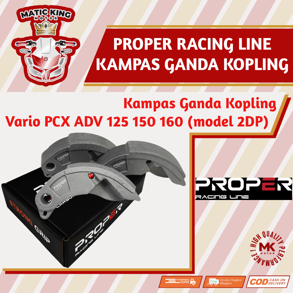 Jual Kampas Ganda Kopling Honda Vario PCX ADV 125 150 160 model 2DP Fi ...