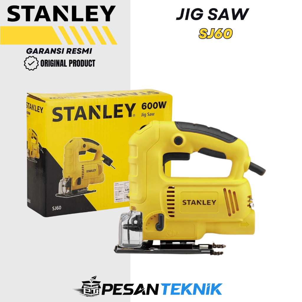 Jual Mesin gergaji JIG SAW Variable Speed 600 watt STANLEY SJ60 | Shopee Indonesia