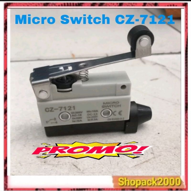Jual Micro Switch CZ 7121 Saklar Sensor Limit Switch | Shopee Indonesia