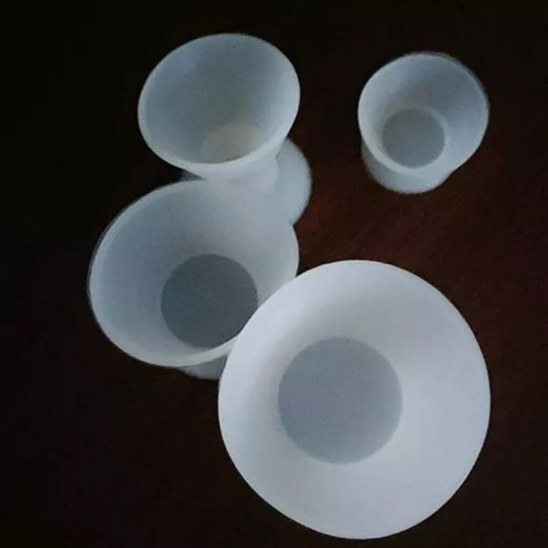 Jual mangkok silicone isi 4 / Dental cucing Rubber mixing bowl aduk ...