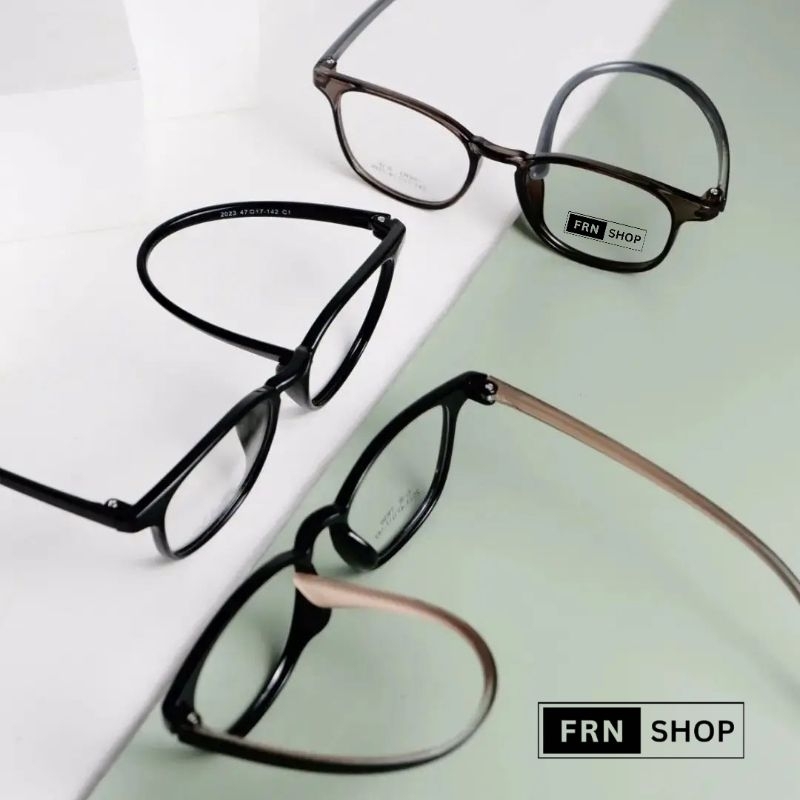 Jual Frame Kacamata Fashion Optik F2023 TR90 Lentur Fleksibel Custom ...
