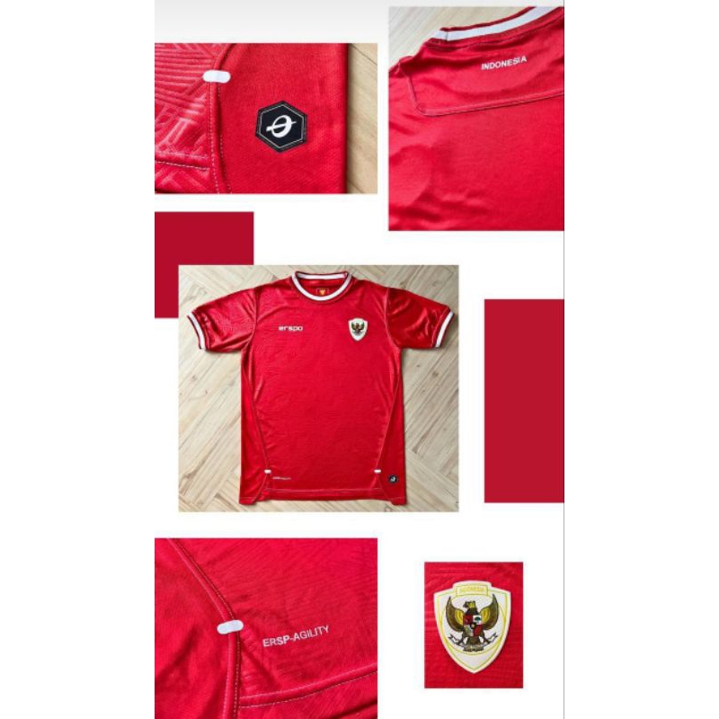 Jual Jersey Bola Timnas Indonesia Home Merah Elegant New Apparel ...
