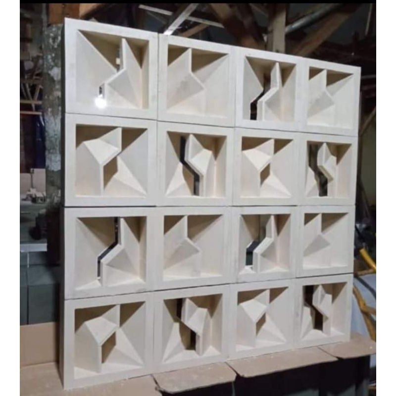 Jual roster beton loster minimalis modern petir putih | Shopee Indonesia