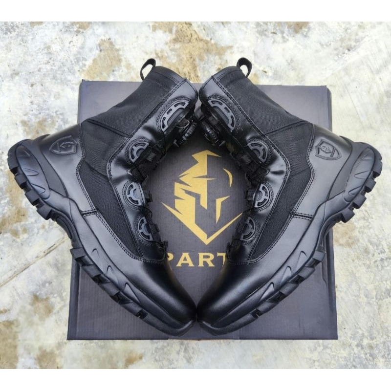 Jual SEPATU PDL TNI POLRI TALI PUTAR SPARTAN EXTRAC SOL TEMPUR | Shopee ...