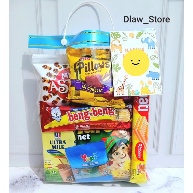 Jual Paket Snack Ulang Tahun Anak Praktis Dan Elegan Hampers Ulang ...