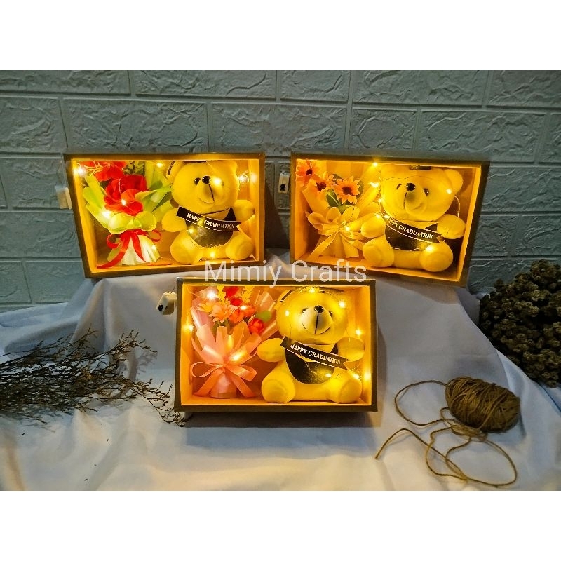 Jual Mimiy Crafts GIFT BONEKA WISUDA BOX // BUKET IN THE BOX// BONEKA ...