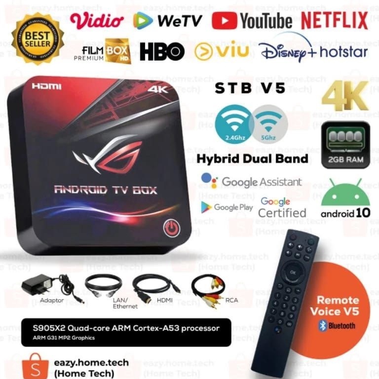 Jual KODE W5S STB Android TV Box V5 Root Unlock Open ALL Channel TV ...