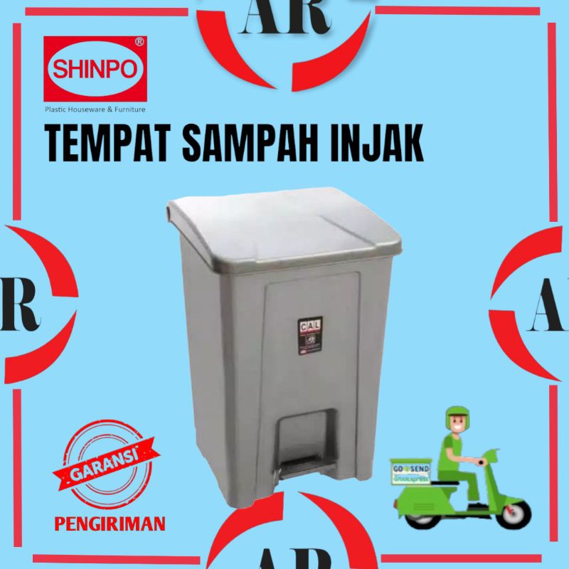 Jual TEMPAT SAMPAH SHINPO INJAK 50 LITER Dan 70 LITER | Shopee Indonesia