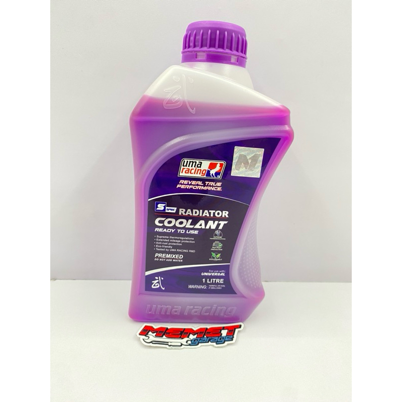 Jual Air Radiator Coolant Uma Racing 1L Ninja 150 Cbr Sonic Supra Gtr ...
