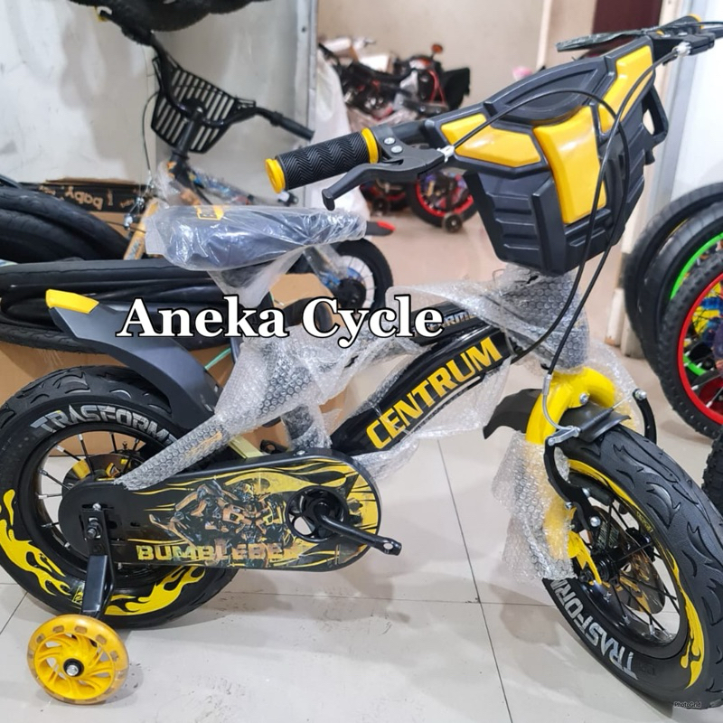 Jual Sepeda Anak Cowok Roda Empat BMX Centrum Transformer 12 Inch Musik ...