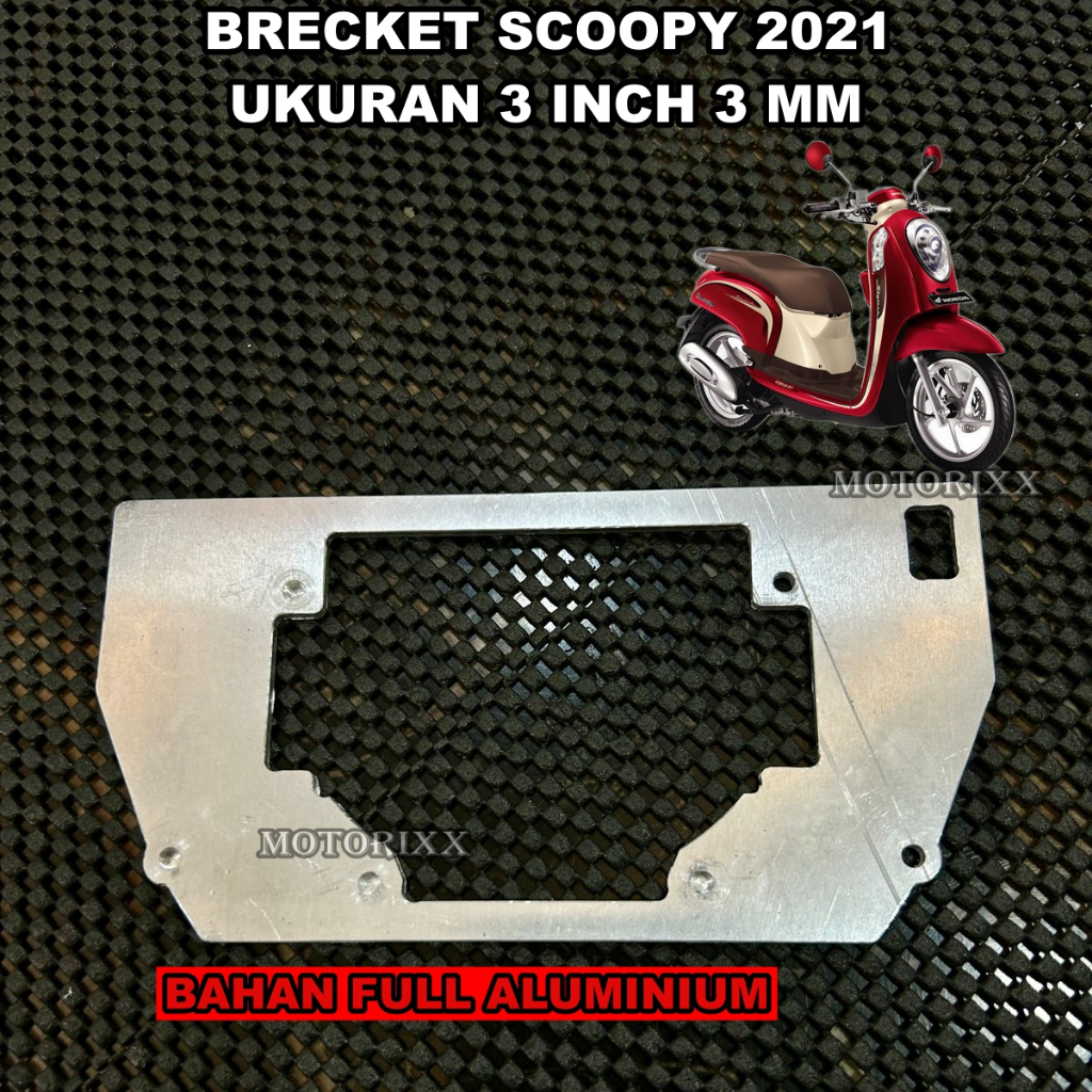 Jual Brecket braket dudukan projie biled SCOOPY NEW 2021 2,5 inch Dan 3 ...