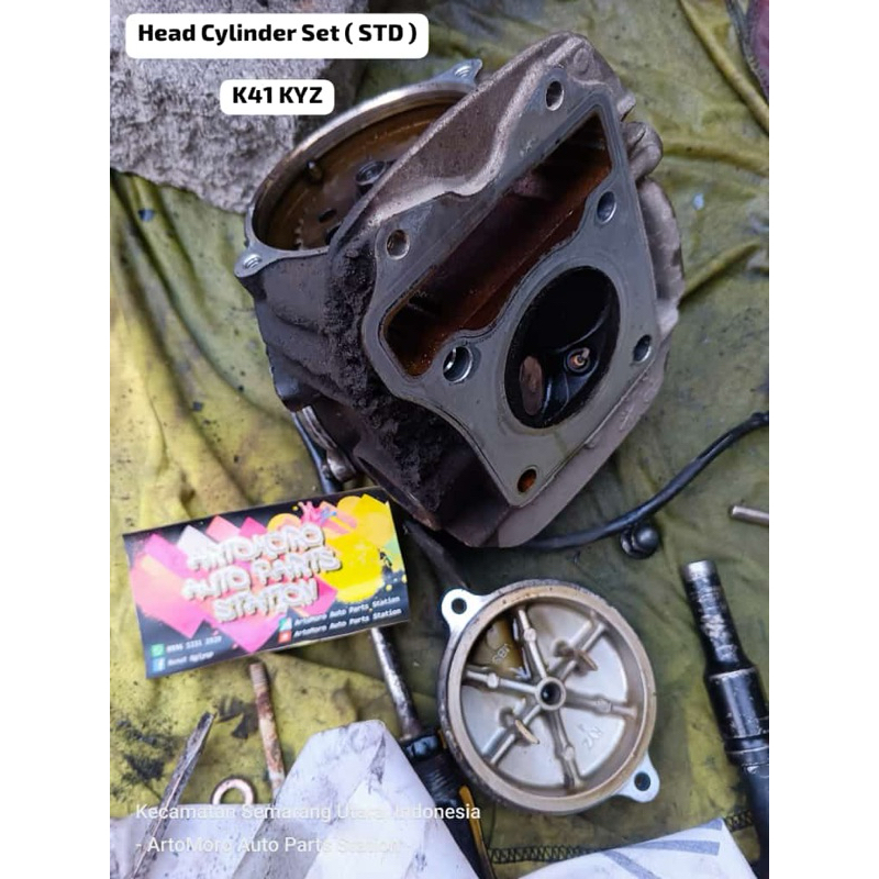 Jual Head Kop Set ISI Deksel KYZ K41 Supra X 125 Fi Blade 125 Fi Supra ...