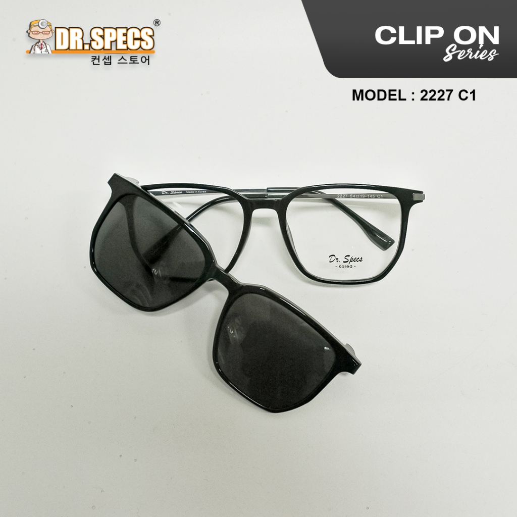 Jual Dr Specs Frame Clip On Series (2227-C1) | Shopee Indonesia