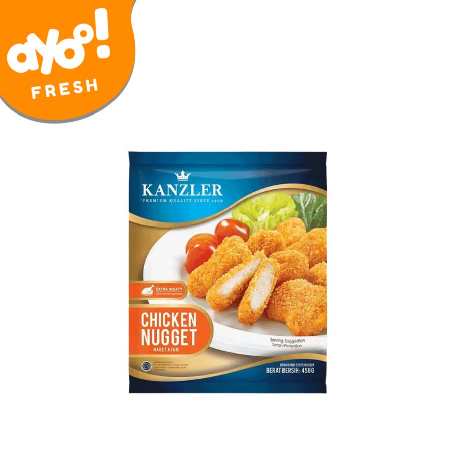 Jual Kanzler Chicken Nugget Premium 450 g Pack | Shopee Indonesia