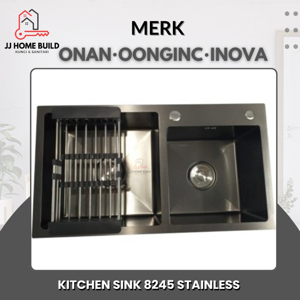 Jual Kitchen Sink 8245 ONAN/OONGINC/INOVA (Stainless) | Shopee Indonesia