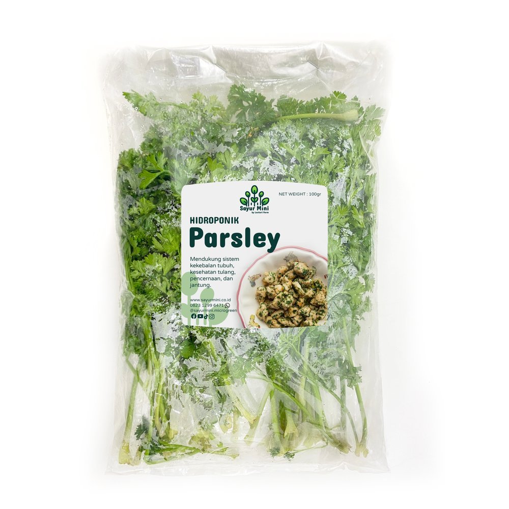 Jual SAYUR MINI Hidroponik Parsley 100gr - Fresh Cut - Hydroponics ...