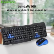 Jual Banda W100 Keyboard Mouse Wireless | Shopee Indonesia