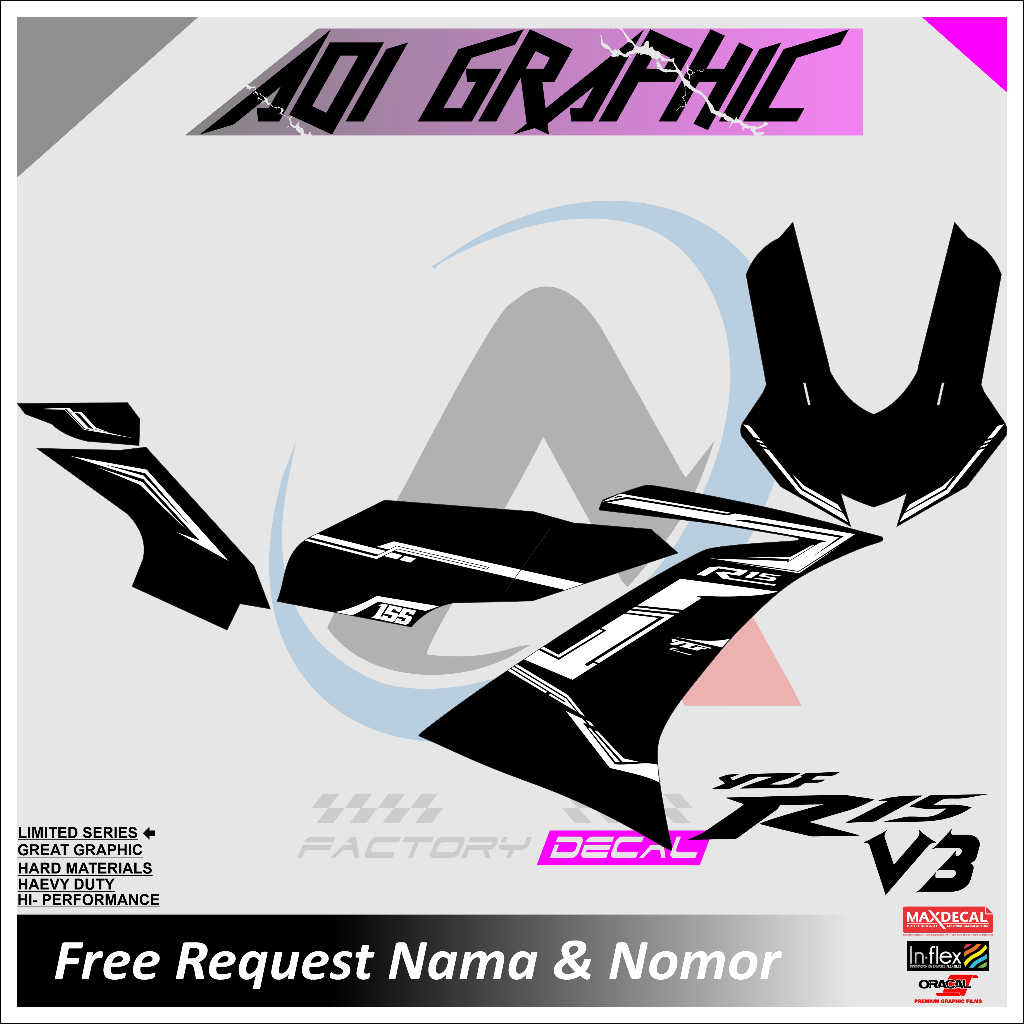 Jual DECAL R15 V3 DESAIN TERBARU | Shopee Indonesia