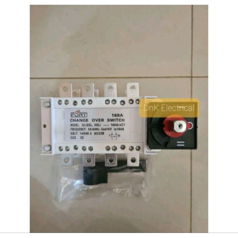 Jual Change Over Switch / COS / Ohm Saklar 4P 160A FORT GGLZ-160/4 | Shopee Indonesia