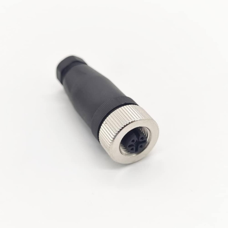 Jual M12 Socket Connector type straight 5 pin female konektor SA35 ...