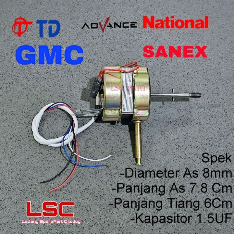 Jual Dinamo Wall fan Kipas Angin Sanex Motor Kipas Dinding Td GMC Viva Omega Sogo 12 14 16 inch ...