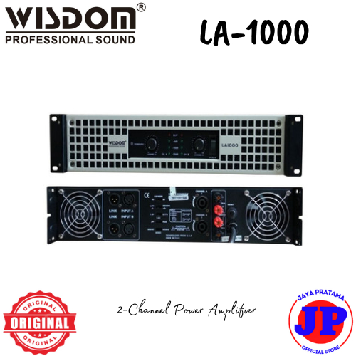 Jual Wisdom LA-1000 Power Amplifier Original LA1000 | Shopee Indonesia