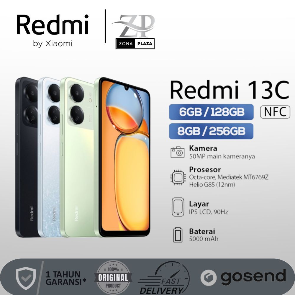 Jual Xiaomi Redmi 13C 4G 8/256GB NFC G85 Garansi Resmi Xiaomi Indonesia ...