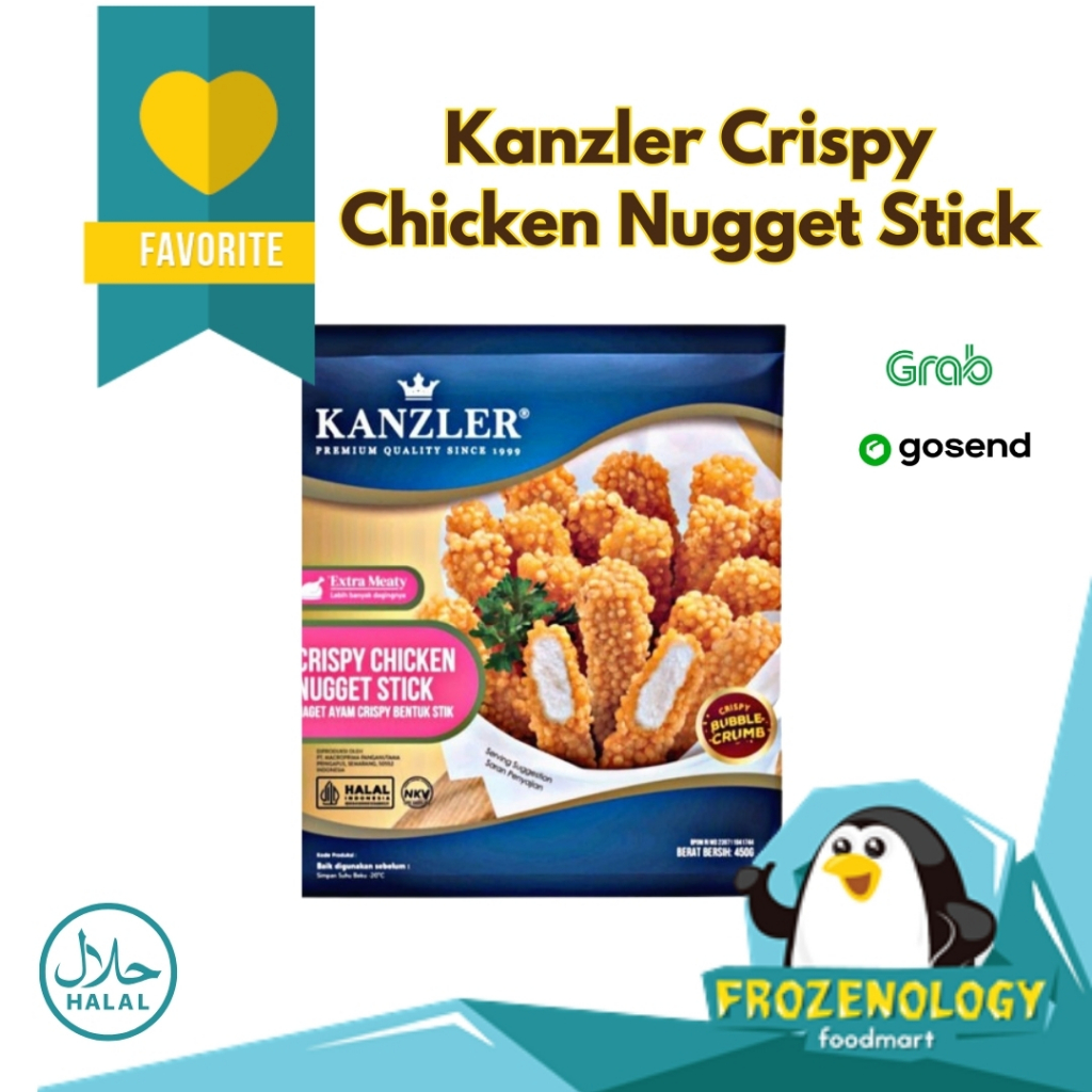 Jual Kanzler Nugget Stick | Kanzler Crispy Chicken Nugget Stick 450gr ...