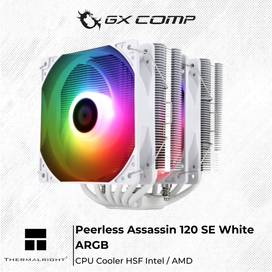 Jual THERMALRIGHT Peerless Assassin 120 SE White ARGB | CPU Cooler HSF ...