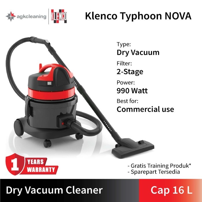 Jual Vacuum Cleaner - Typhoon Nova - Dry Vacuum Cleaner Machine 16L ...