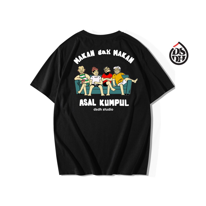 Jual Kaos DSDH Makan Gak Makan Asal Kumpul Kaos Kata Kata~FREE STICKER ...