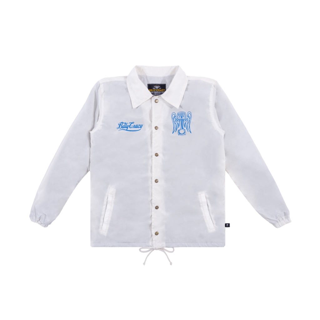 Jual Billy Crazy Apparel - Rambler Scrambler Jacket - White Blue Black ...