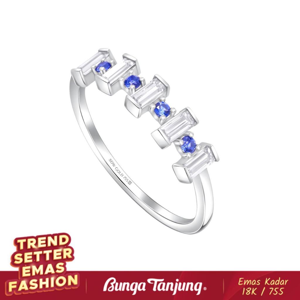 Jual CINCIN BAGUETTE SAPPHIRE SERIES - SDW GOLD - EMAS 18K - BUNGA ...
