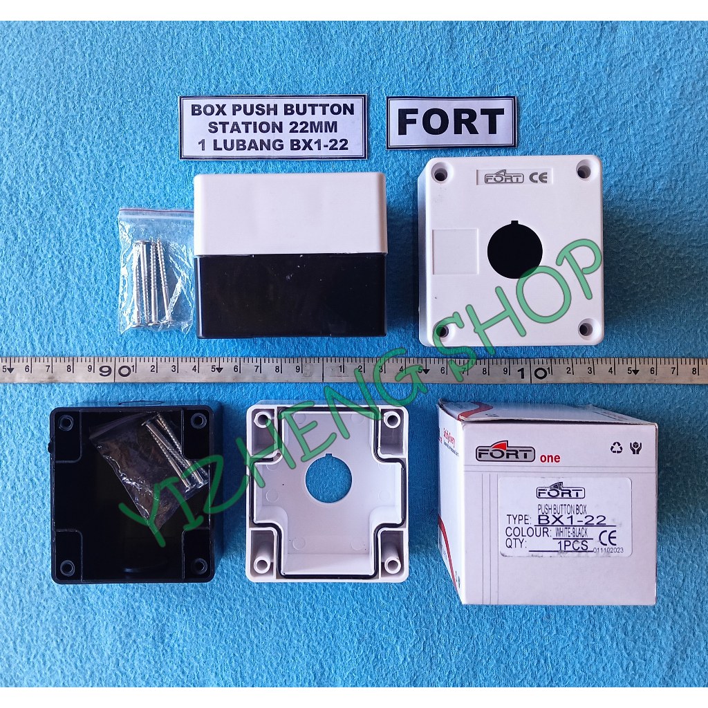 Jual Box Push Button STATION 22MM 1 LUBANG BX1-22 FORT | Shopee Indonesia