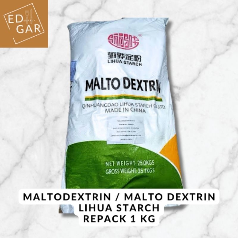 Jual maltodextrin LIHUA STARCH / malto dextrin repack 1 kg | Shopee ...