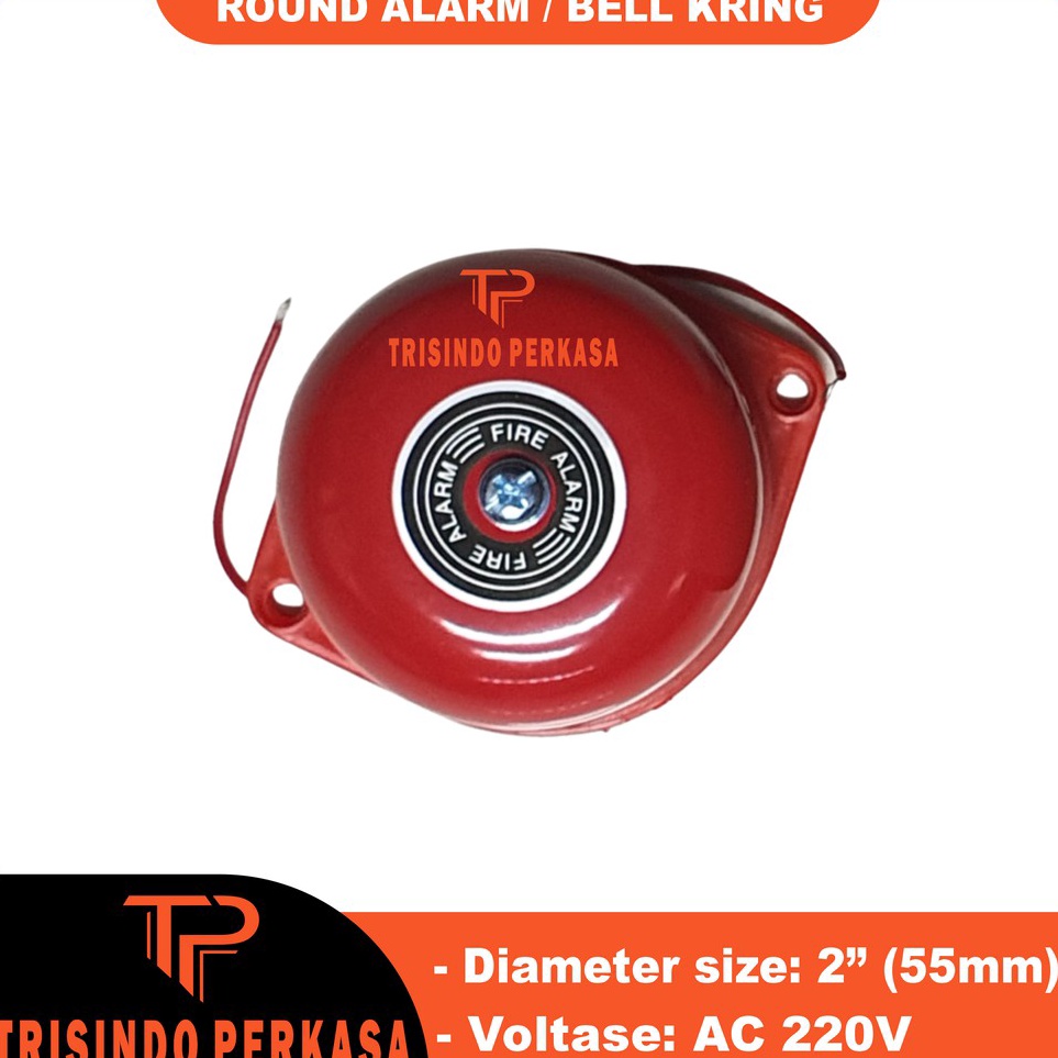 Jual KODE H78J Round Alarm Bell Kring 2 55mm AC 22V Bel Sekolah Listrik ...