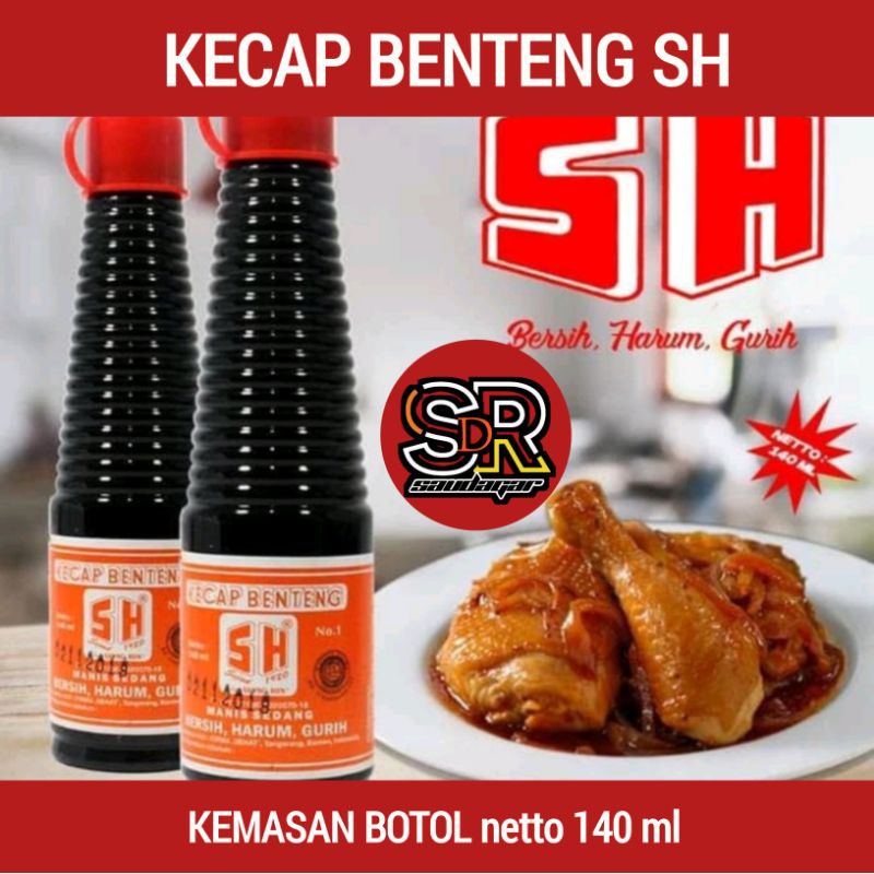 Jual Kecap SH botol 140ml HALAL / Kecap Benteng Tangerang | Shopee ...