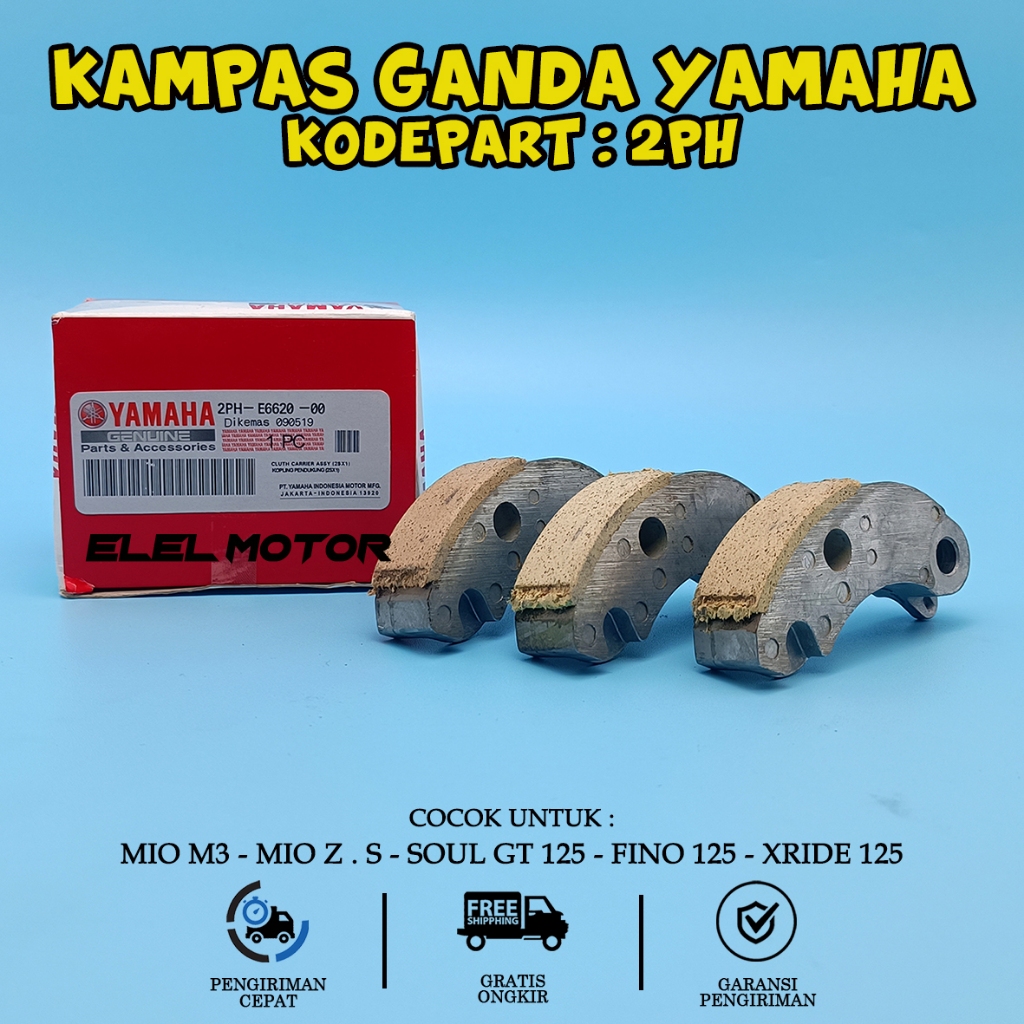 Jual Kampas Ganda Kopling Mio M3 Mio S Z SOUL GT FINO FI X-RIDE 125 (2PH-E6620-00) | Shopee ...