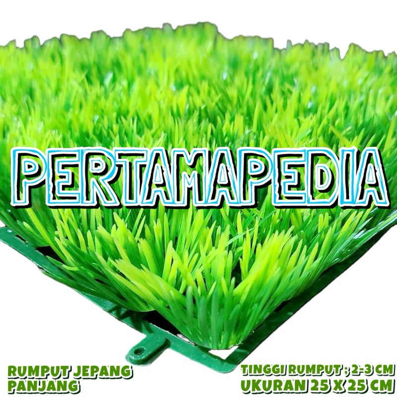 Jual (SILAHKAN DIPILIH) SATUAN RUMPUT HIJAU (25x25CM)/ RUMPUT PLASTIK ...