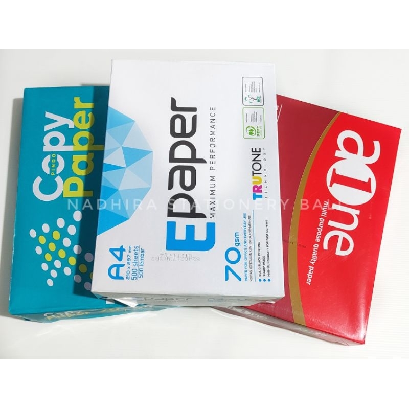 Jual HVS AONE/E-PAPER/COPY PAPER 70GR | Shopee Indonesia