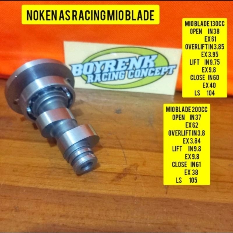 Jual NOKEN AS CAM MIO SPORTY MIO KARBU PNP RRA BLADE 130CC 200CC ...