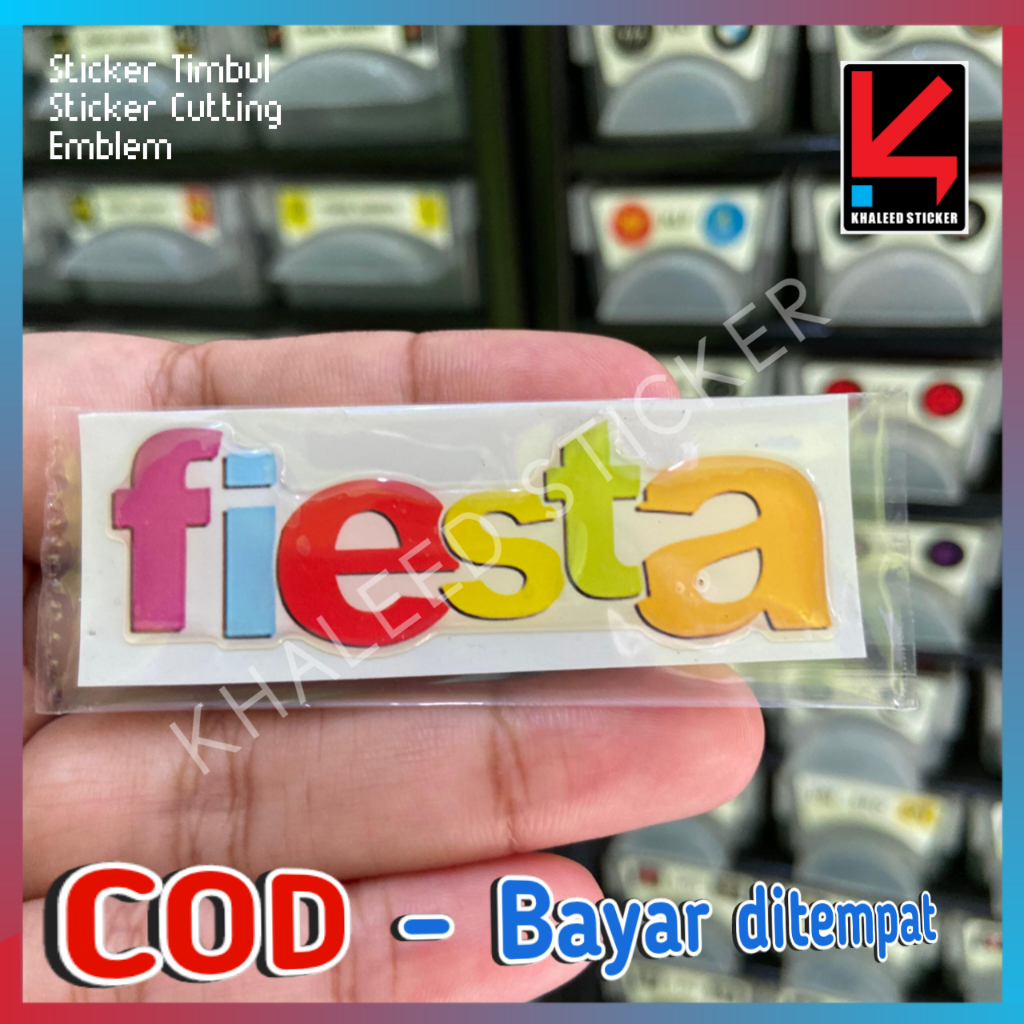 Jual STIKER EMBLEM FIESTA STICKER MOTOR TIMBUL | Shopee Indonesia