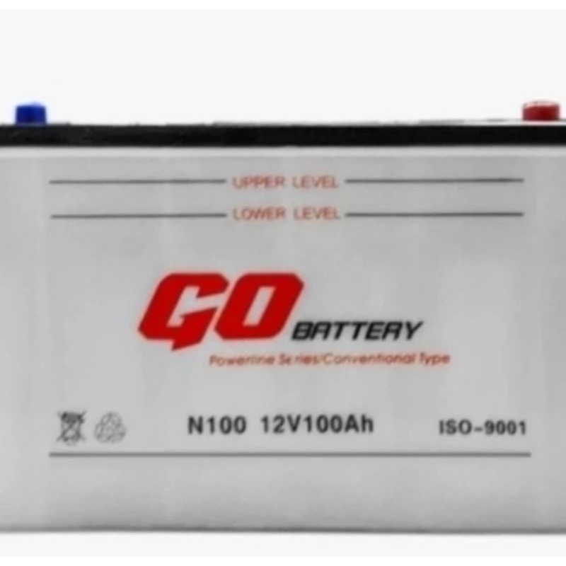 Jual Aki basah Go Battery N100 12V 100Ah genset kapal excavator HardTop | Shopee Indonesia
